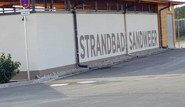 Das neue Strandbad in Sandweier – Sandweier